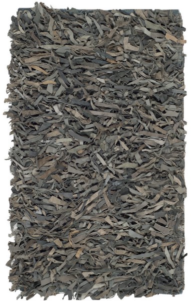 Rug LSG601G - Bedroom, Dining Room, Home Office, Leather Shag, Living ...