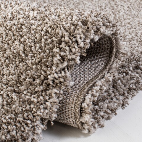 Thick Pile Grey Shag Rug | Milan Collection - Safavieh.com