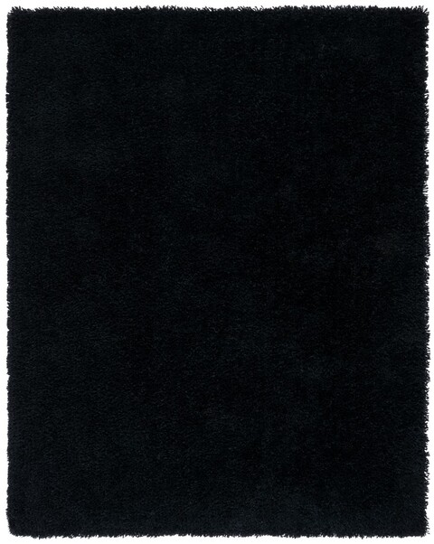 Classic Black Shag Rug - Safavieh.com