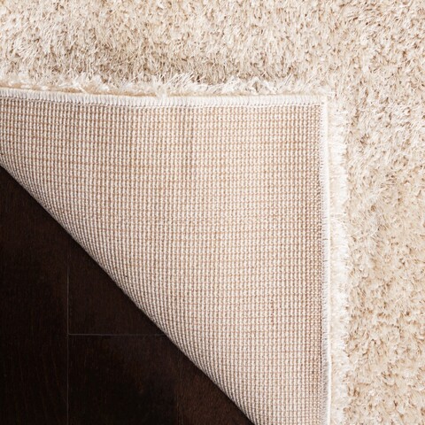 Thick Pile Ivory Shag Rug - Charlotte Shags by Safavieh