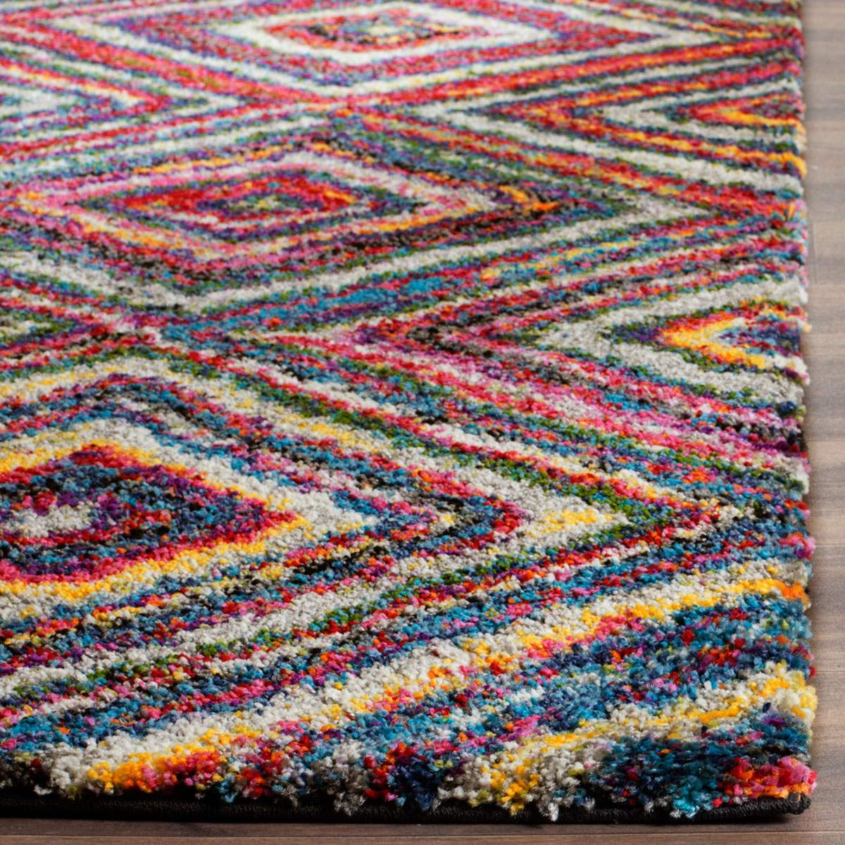 Rainbow Shag Rug | Fiesta Shag Collection - Safavieh.com