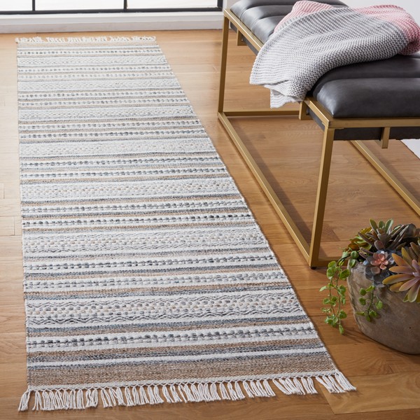 Rug STK106F - Striped Kilim Area Rugs by Safavieh