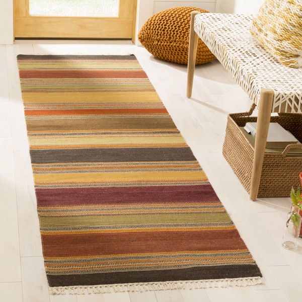 Rug STK315A - Striped Kilim Area Rugs by Safavieh