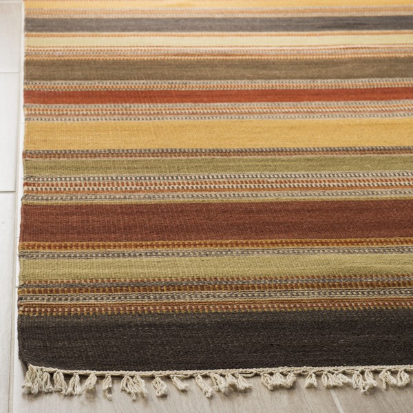 Rug STK315A - Striped Kilim Area Rugs by Safavieh
