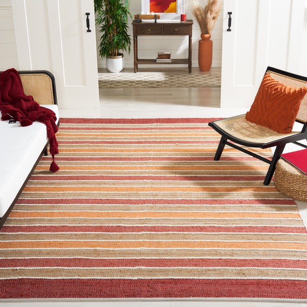 Rug STK316P - Striped Kilim Area Rugs by Safavieh