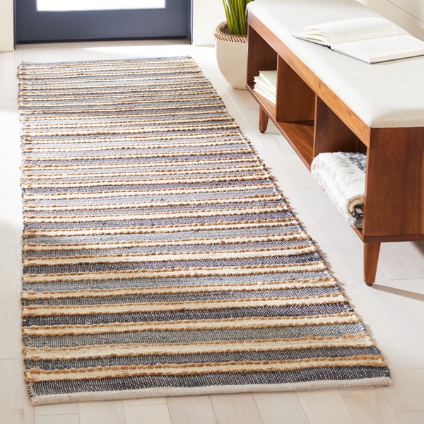 Rug STK318H - Striped Kilim Area Rugs by Safavieh