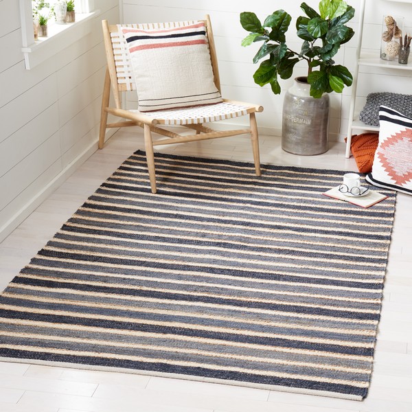 Rug STK318H - Striped Kilim Area Rugs by Safavieh