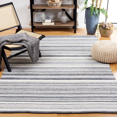 Rug STK426H - Striped Kilim Area Rugs by Safavieh
