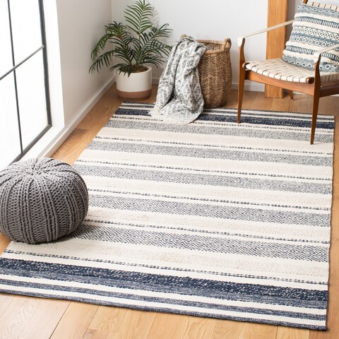 Rug STK502A - Striped Kilim Area Rugs by Safavieh