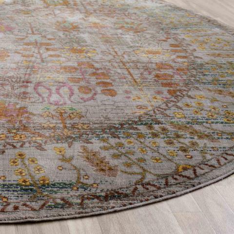 Grey Floral Design Area Rug | Safavieh Transitional Rugs