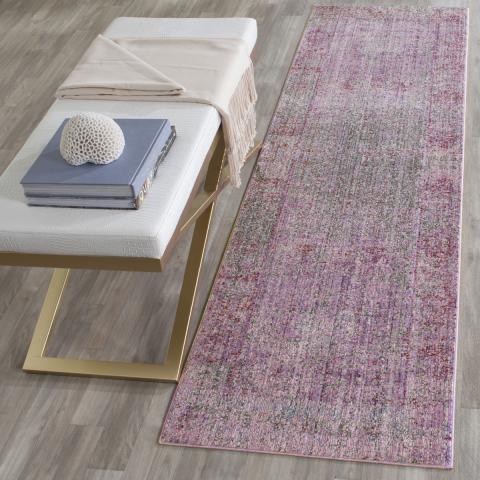 Lavender Watercolor Rug | Valencia Area Rugs VAL203N - Safavieh