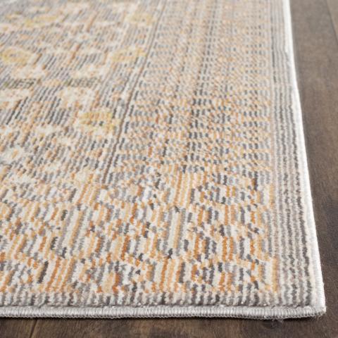 Orange & Grey Tile Pattern Area Rug | VAL210F - Safavieh.com