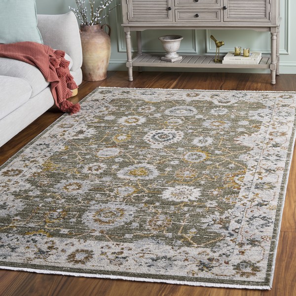 Rug VTR502Y - Vintage Rosewood Area Rugs by Safavieh