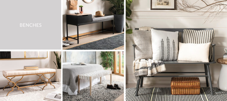 Benches | Storage Bench | Entryway Seat - Safavieh.com